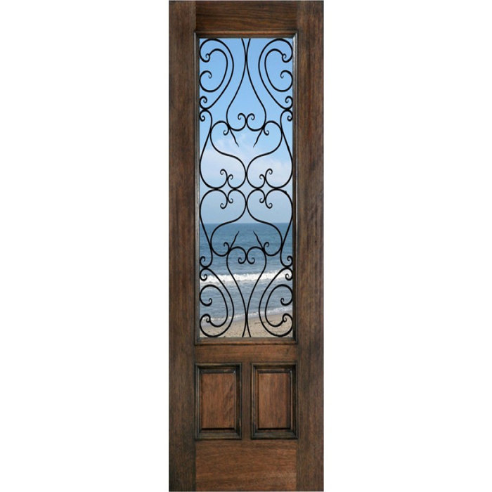 ETO DOORS CORP. Paneled Wood and Metal Unfinished 2-Panel Bottom ...