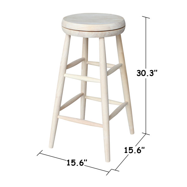 Red Barrel Studio® Bailey-Mai Swivel Short & Bar Stool & Reviews | Wayfair
