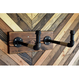 TheIronRootsDesigns Industrial Pipe Wall Mounted Bike Rack & Reviews ...