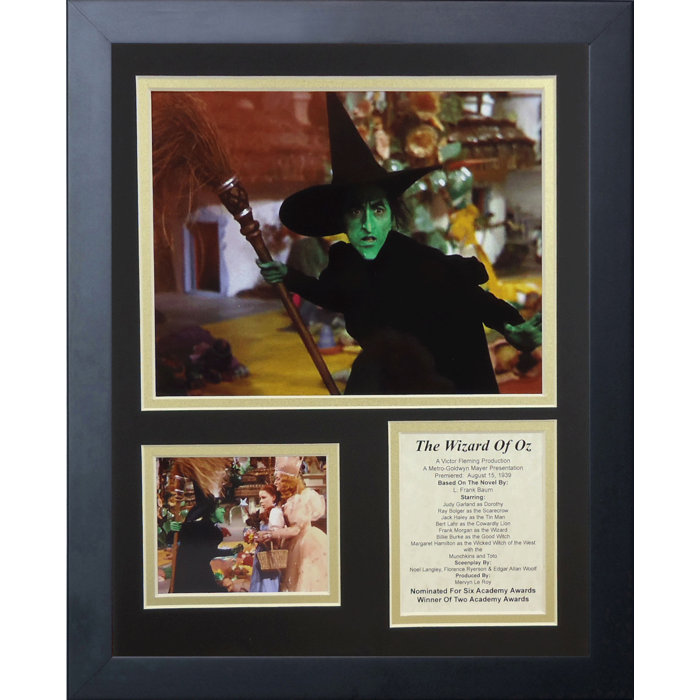 Legends Never Die Wizard Of Oz Picture Frame Memorabilia | Wayfair