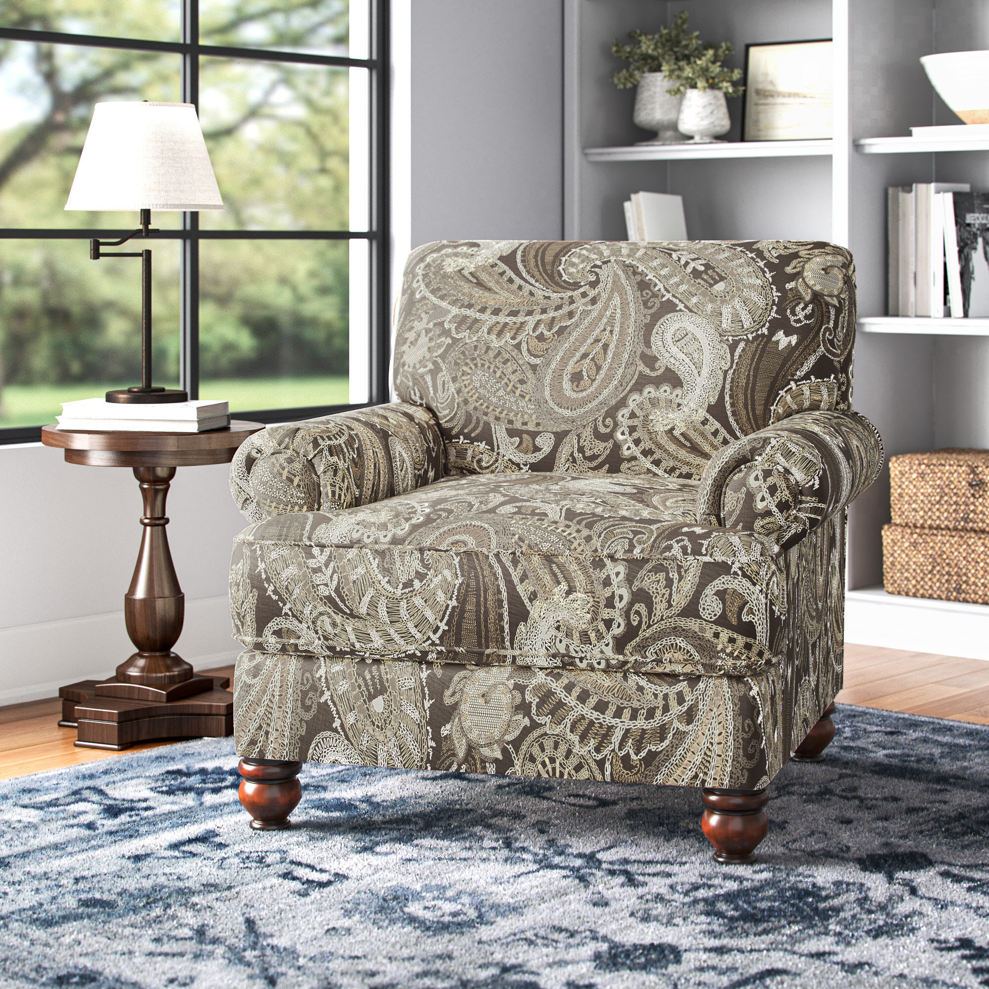Three Posts™ Freda Upholstered Armchair & Reviews | Wayfair