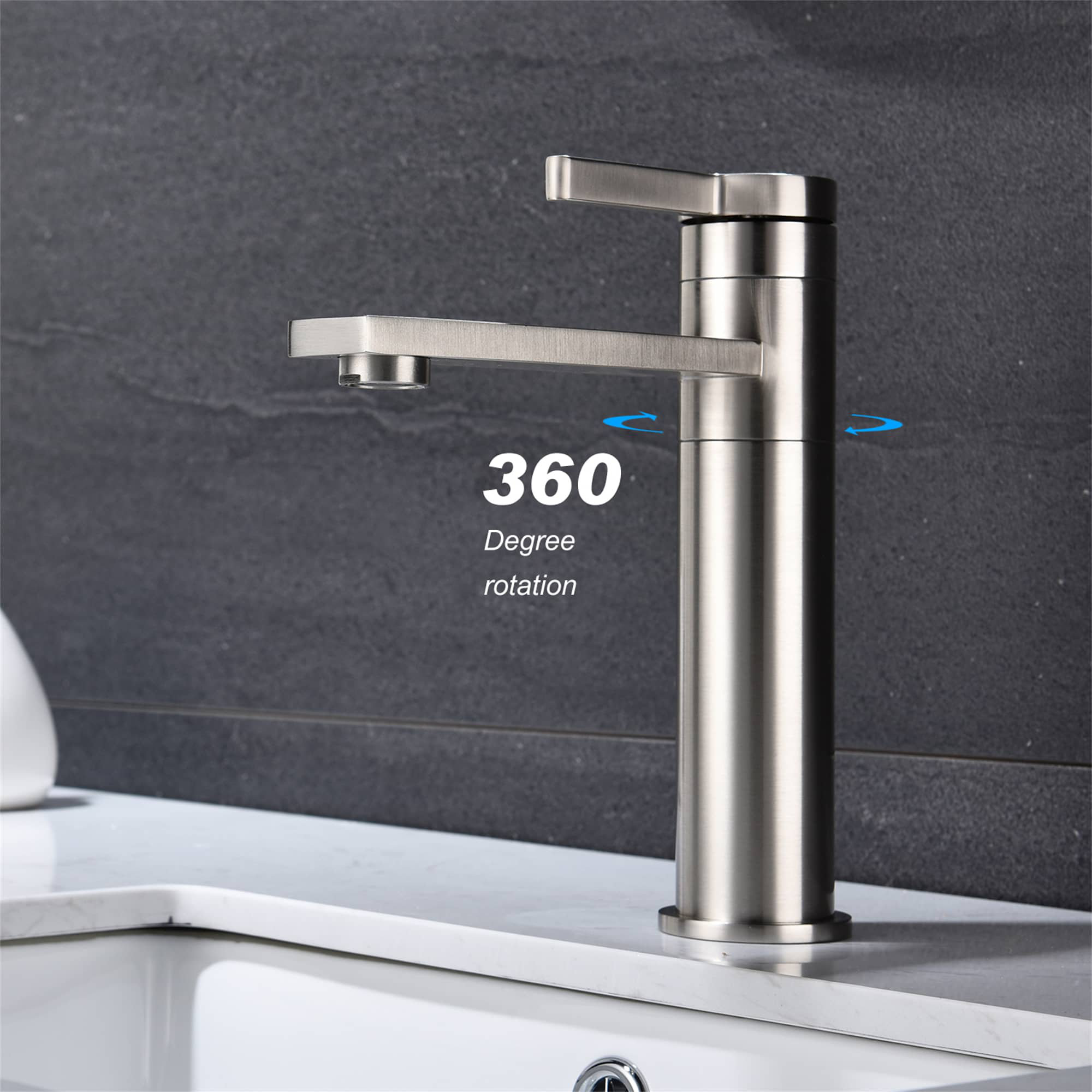 KIKO HOME Single Hole Bathroom Faucet | Wayfair