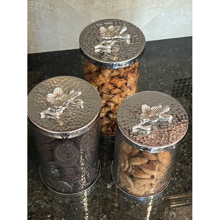 Bayswater Designs Bundle 3 Piece Kitchen Canisters & Storage Jars Set ...