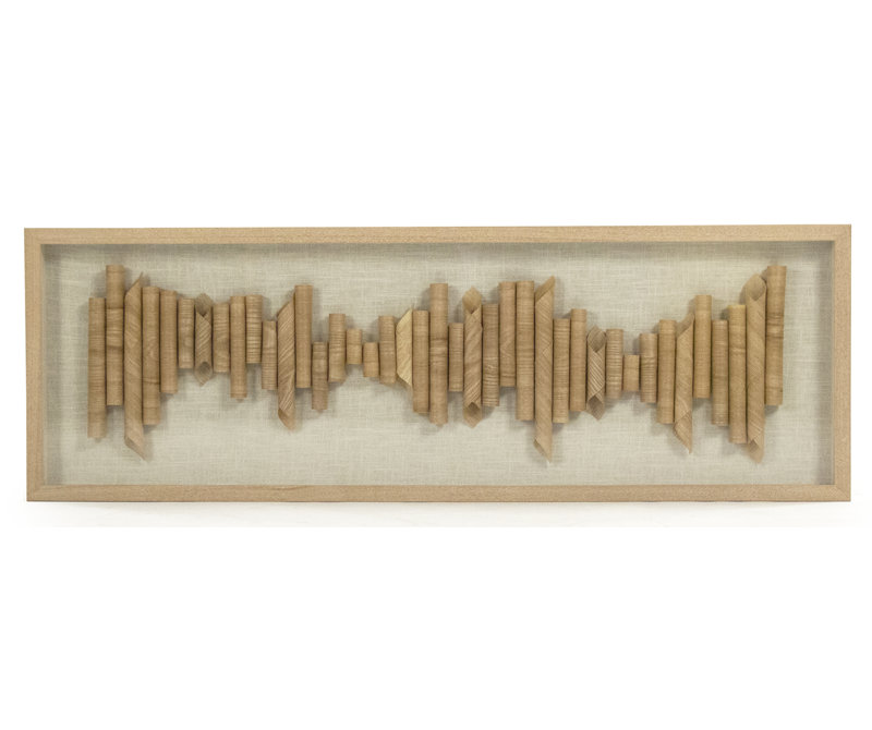 Zentique Abstract Paper - Shadow Box Print on Wood | Wayfair