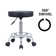 Inbox Zero PU Leather Round Rolling Height Adjustable Lab Stool ...