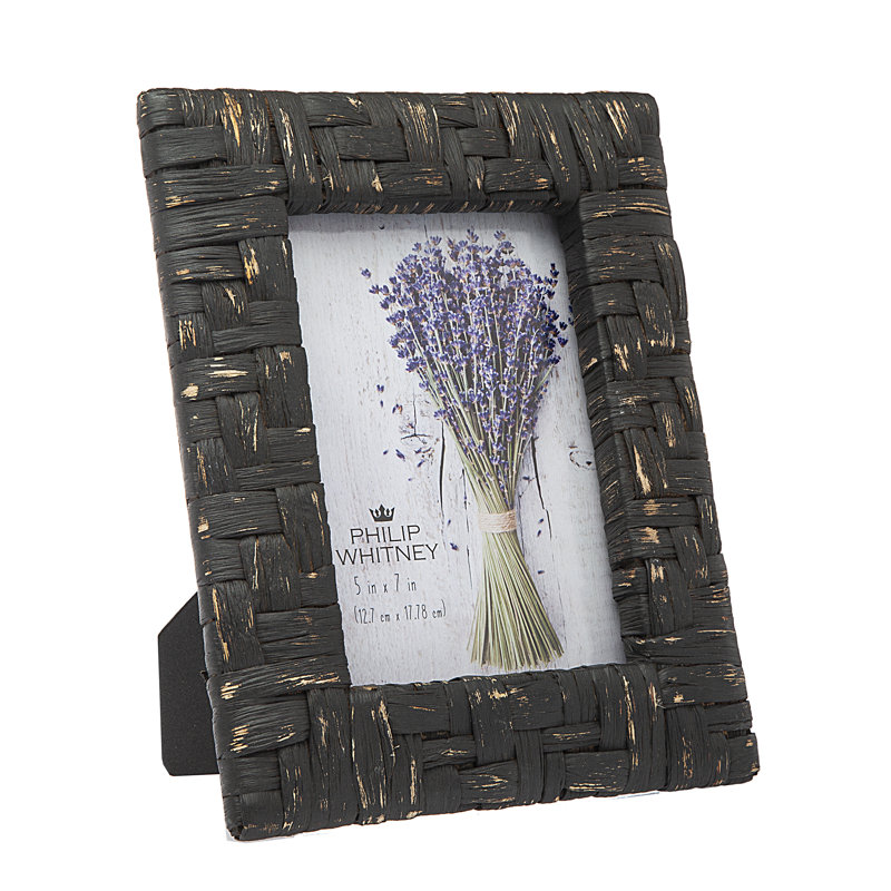 Philip Whitney Big Weave Wicker Picture Frame | Wayfair.ca