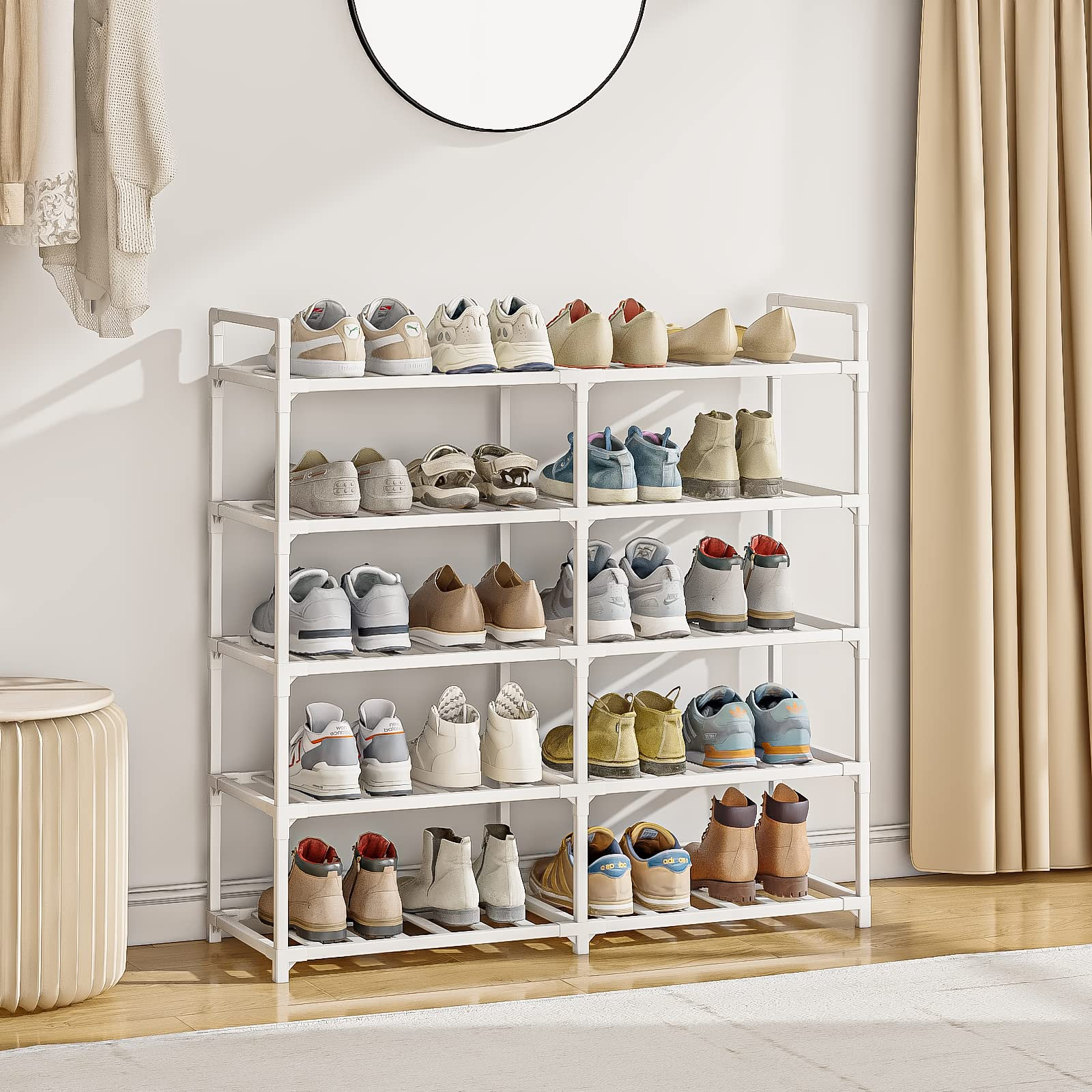 Ivy Bronx 25 Pair Shoe Rack | Wayfair