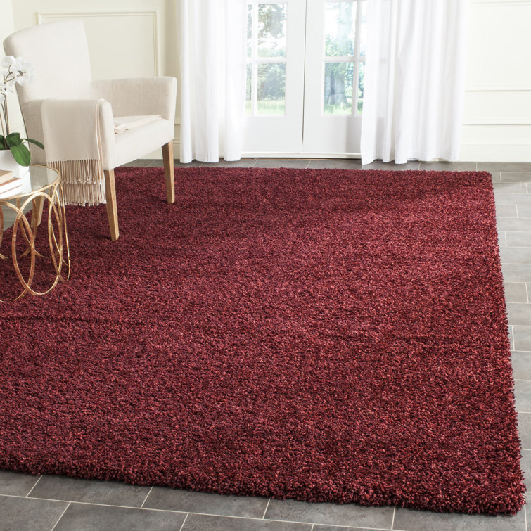 Wrought Studio Litchfield Maroon Area Rug & Reviews | Wayfair