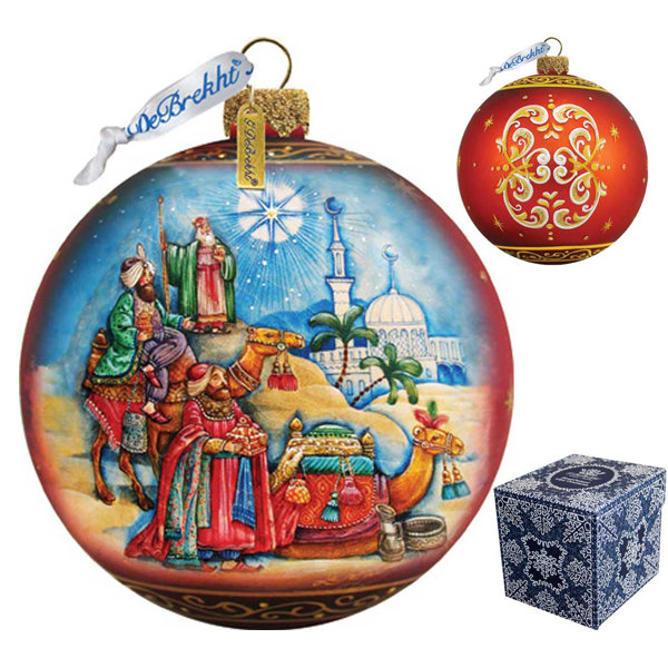 The Holiday Aisle® Three Kings Ball Ornament | Wayfair