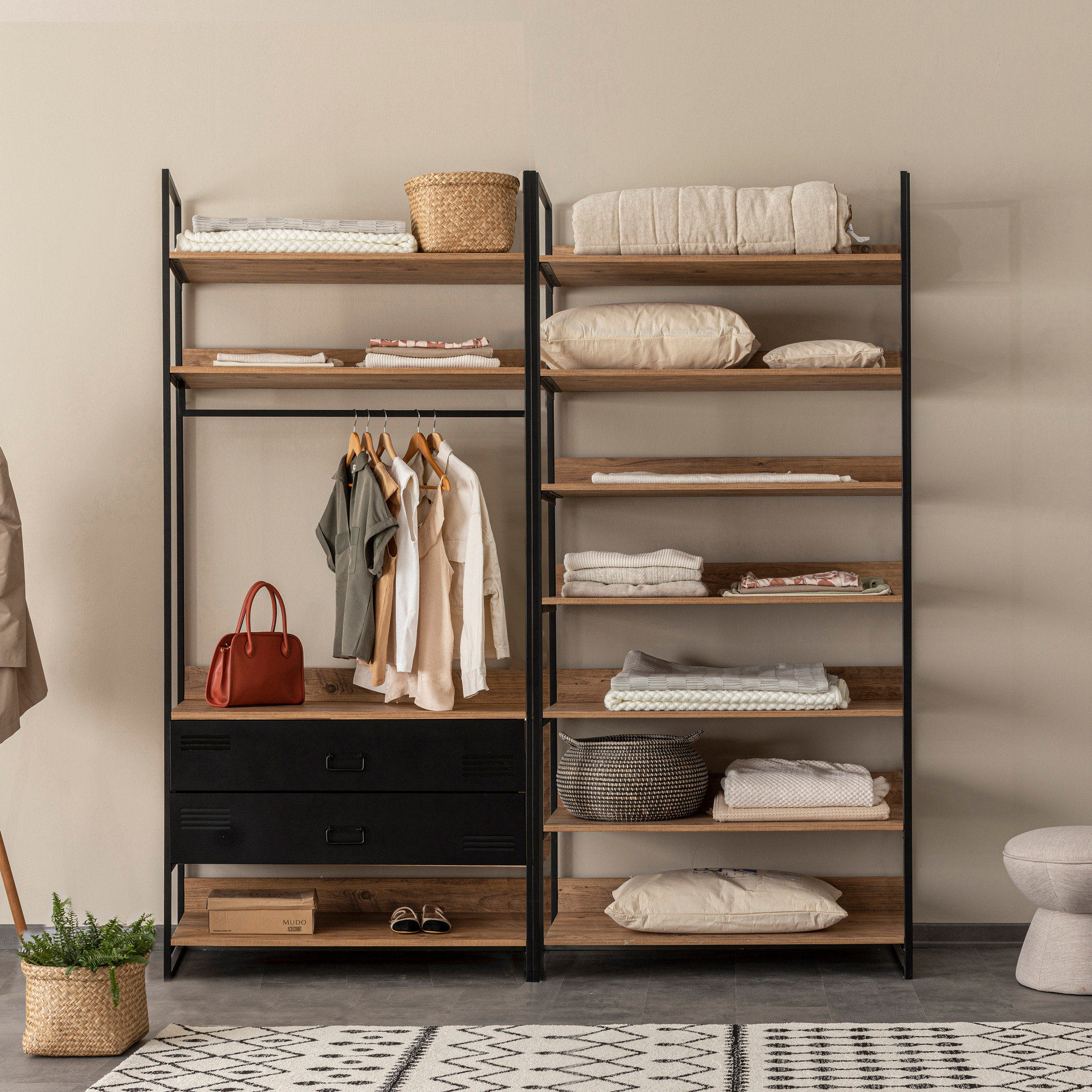 Bless international Sheila Clothes Storage System | Wayfair