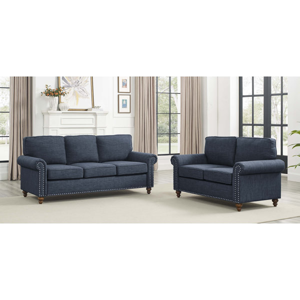 Dark-grey-sofa-set | Wayfair