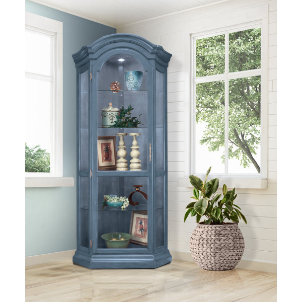 Navy Blue Corner Cabinet | Wayfair
