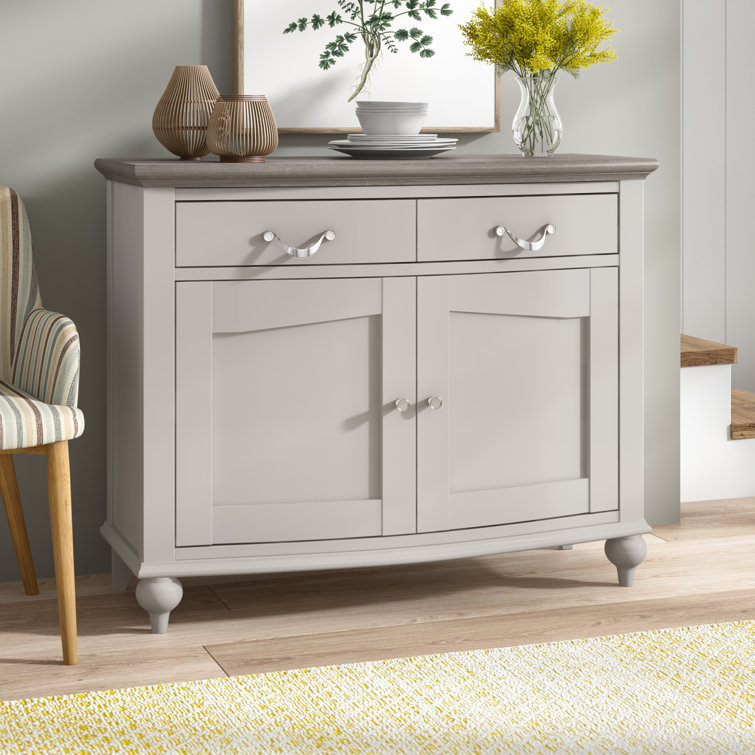 Rosecliff Heights Dimas 110Cm Wide 2 Drawer Oak Sideboard | Wayfair.co.uk