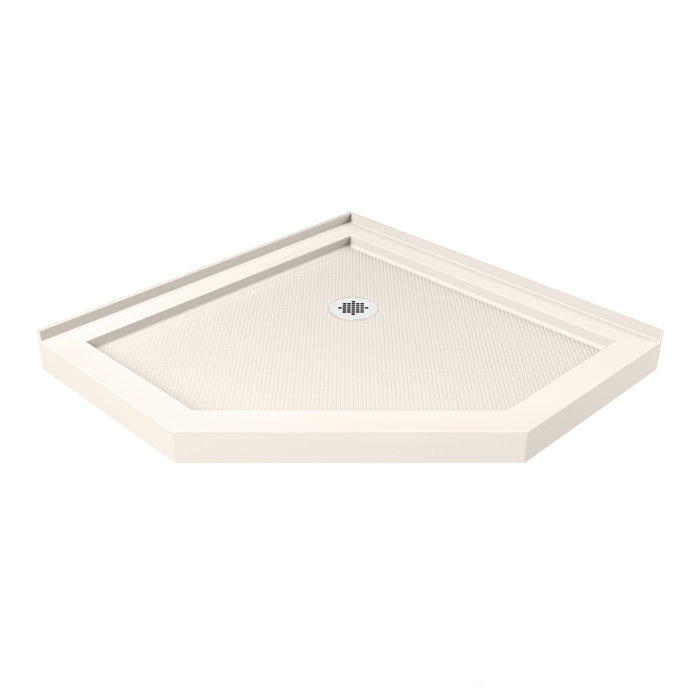 DreamLine SlimLine 42" x 42" Neo-Angle Single Threshold Shower Base ...
