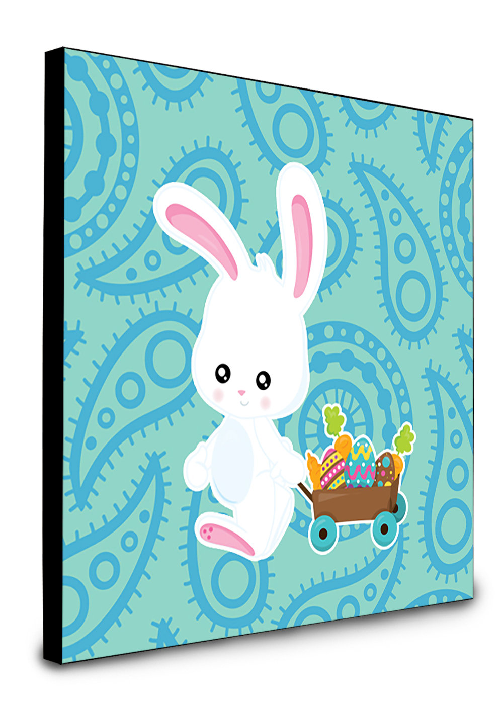 The Holiday Aisle® Juno Rabbit Paisley Artwork Wall Panel | Wayfair