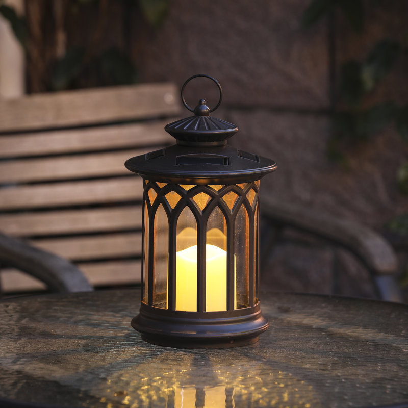 Luxen Home Round Plastic Lantern & Reviews | Wayfair