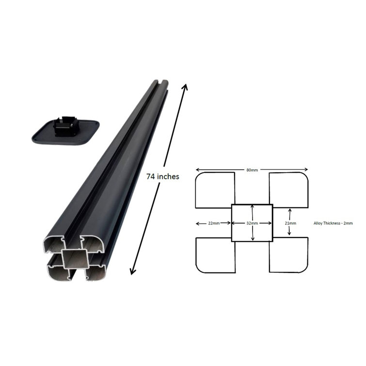 EP Decking Alloy Aluminum End Post | Wayfair