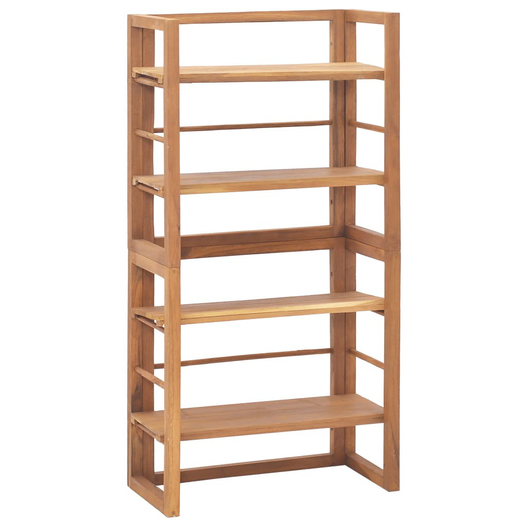Loon Peak® Aashild Solid Teak Shelving Unit Wood | Wayfair