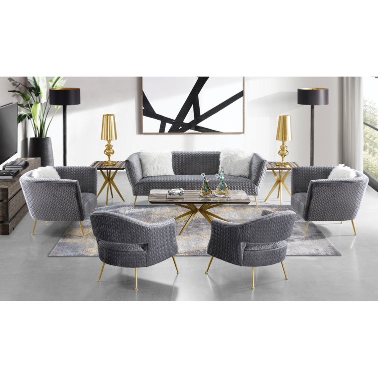 Pasargad Standard Configurable Living Room Set | Wayfair.ca