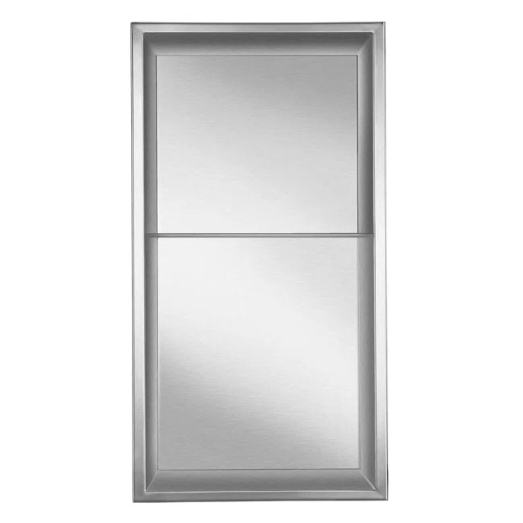 DecoMust Shower Niche, Polished Stainless Steel | Wayfair