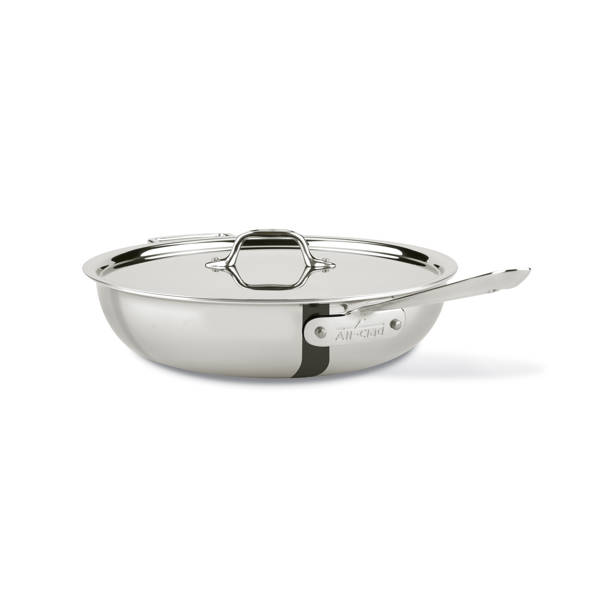 All-Clad D3™ Compact Stainless Steel Stock Pot with Lid & Reviews | Wayfair