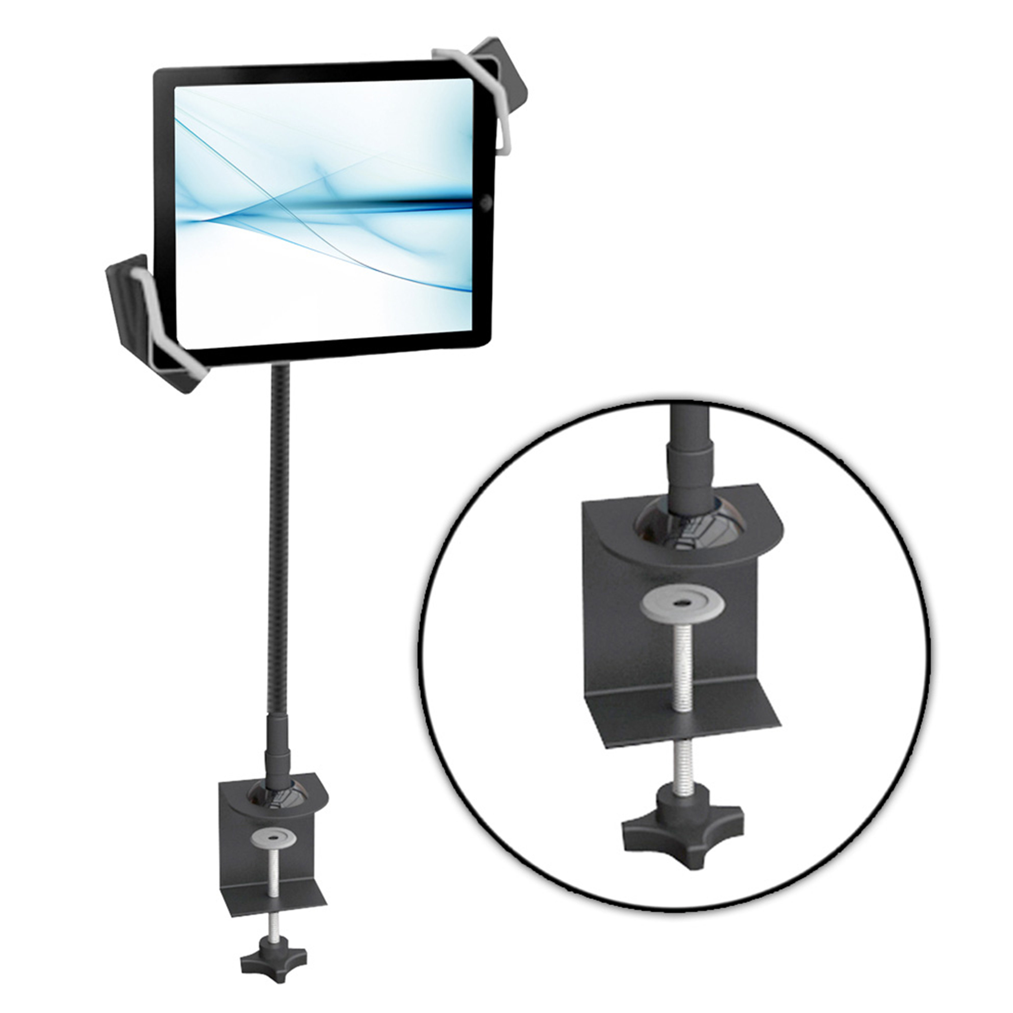 Pyle Black Multi Screen Pole Mount for Less Than 20" Screens with ...