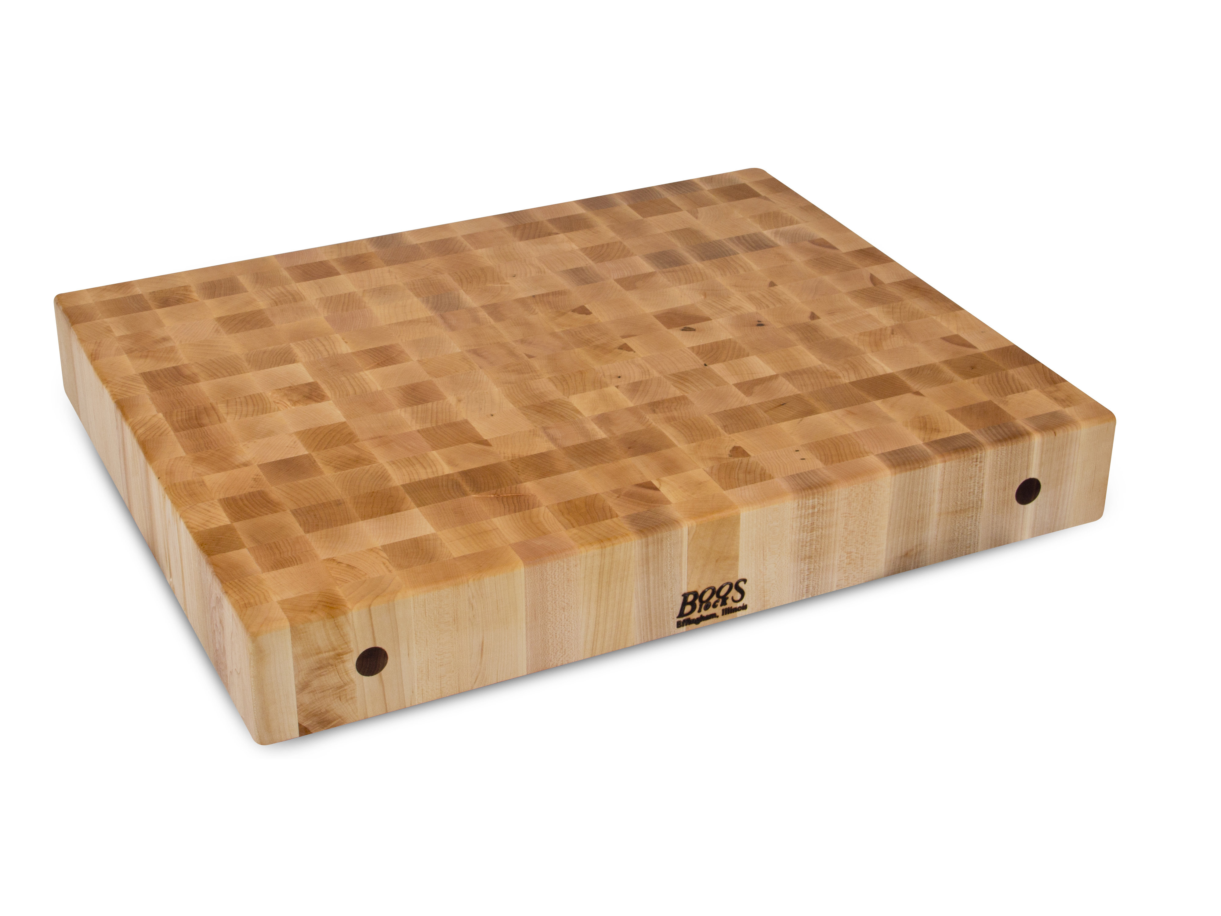 John Boos BoosBlock® 4" End Grain Maple Non-Reversible Block & Reviews ...