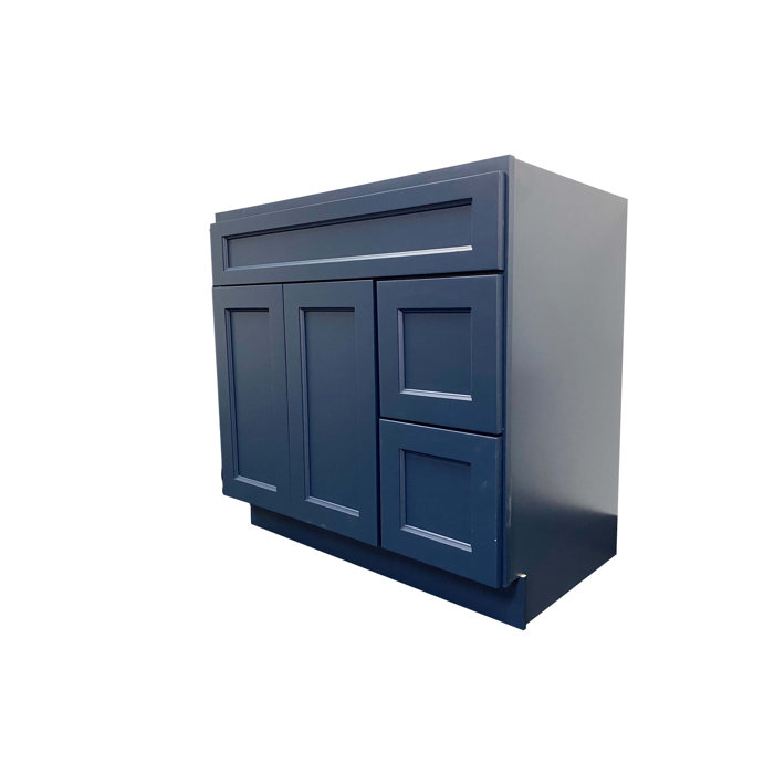 United Cabinetry 36'' Bathroom Vanity Base Only & Reviews | Wayfair