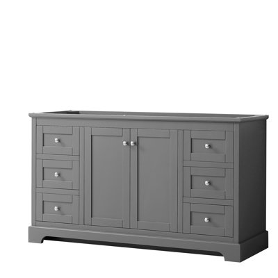 Wyndham Collection Avery 59" Single Bathroom Vanity Base Only & Reviews ...