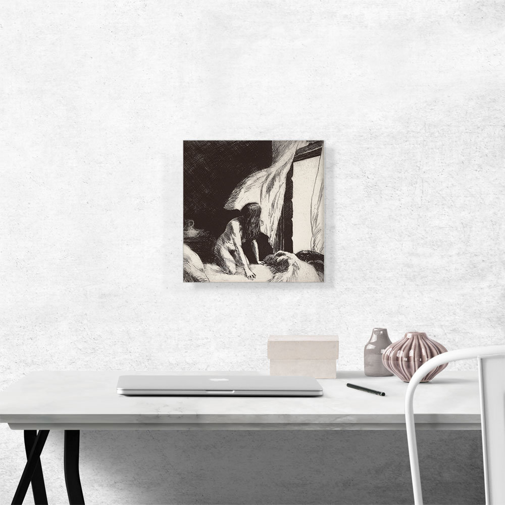 ARTCANVAS Evening Wind 1921 by Edward Hopper - Wrapped Canvas Painting ...