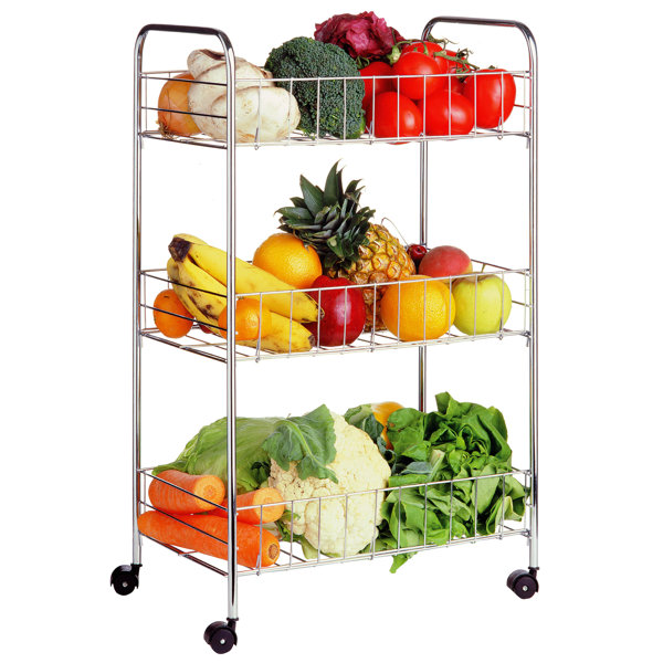 Storage Trolley On Wheels