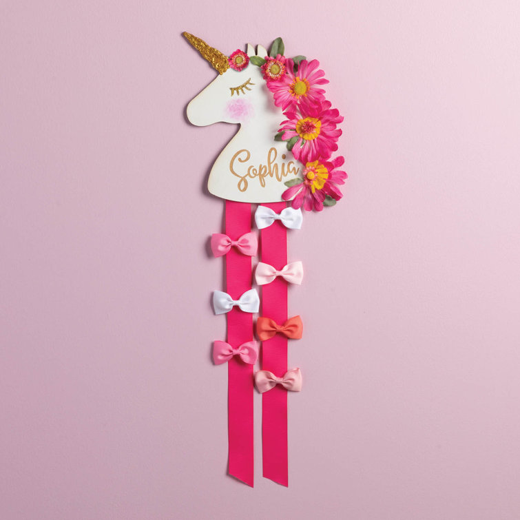 Zoomie Kids Ivaan DIY Wood Unicorn Personalized Door Sign | Wayfair.ca