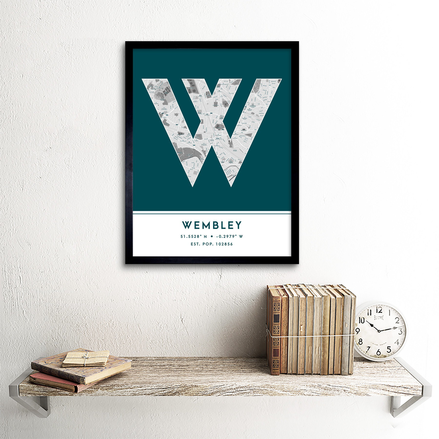 Wee Blue Coo Wembley City Map Wembley England United Kingdom City Map ...