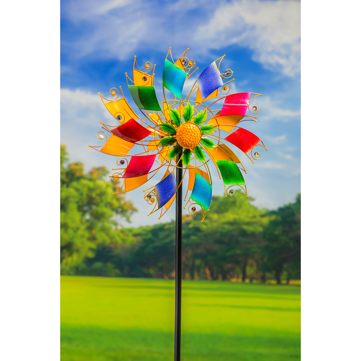 Arlmont & Co. Findell Butterfly Windmill | Wayfair