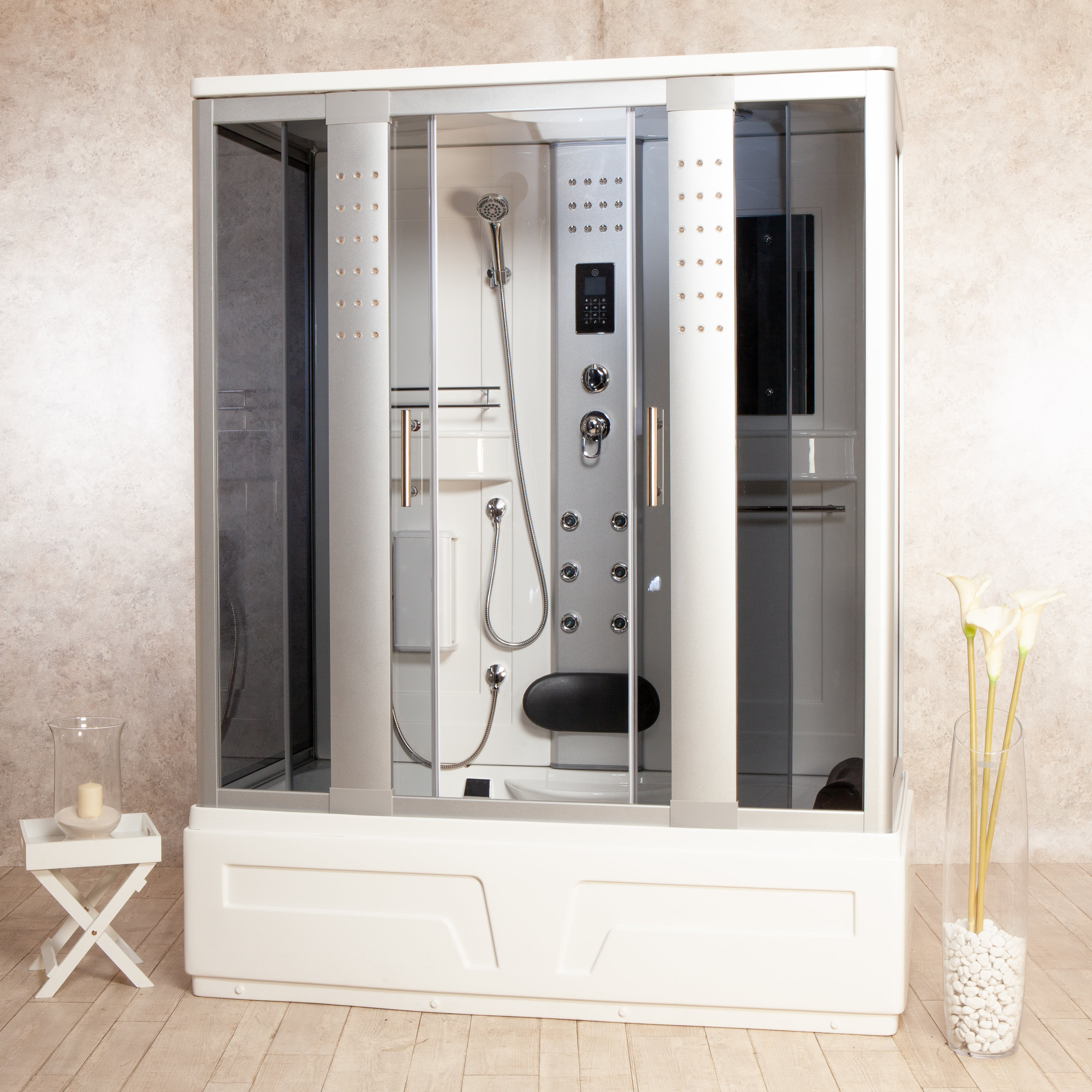 Belfry Bathroom Hojanovice Multifunctional Hydromassage Rectangular ...