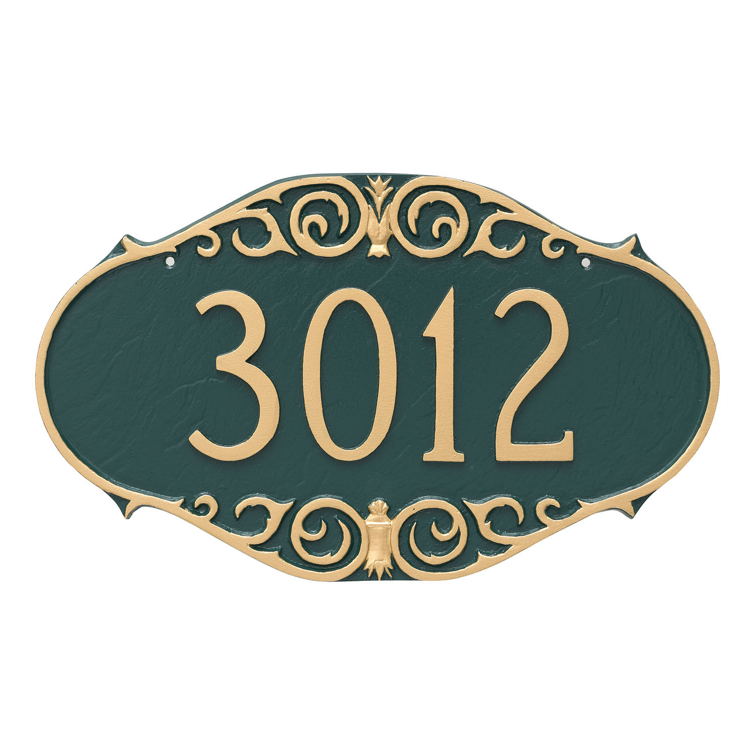 Montague Metal Products Victorian Address Plaque | Wayfair