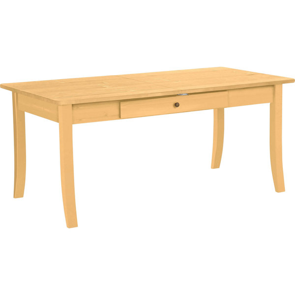 Rosalind Wheeler Netter 140Cm Pine Solid Wood Dining Table | Wayfair.co.uk