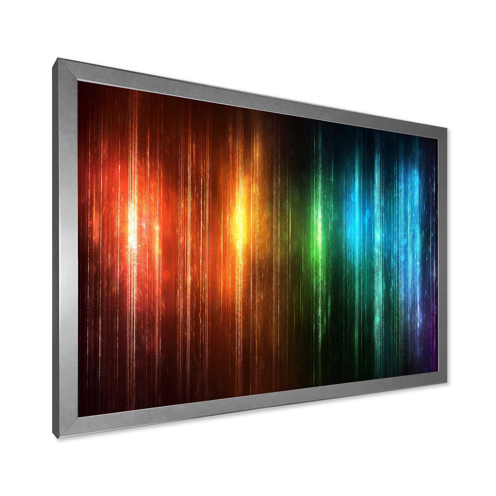 Wrought Studio Colorful Matrix Art Colorful Matrix Art - on | Wayfair