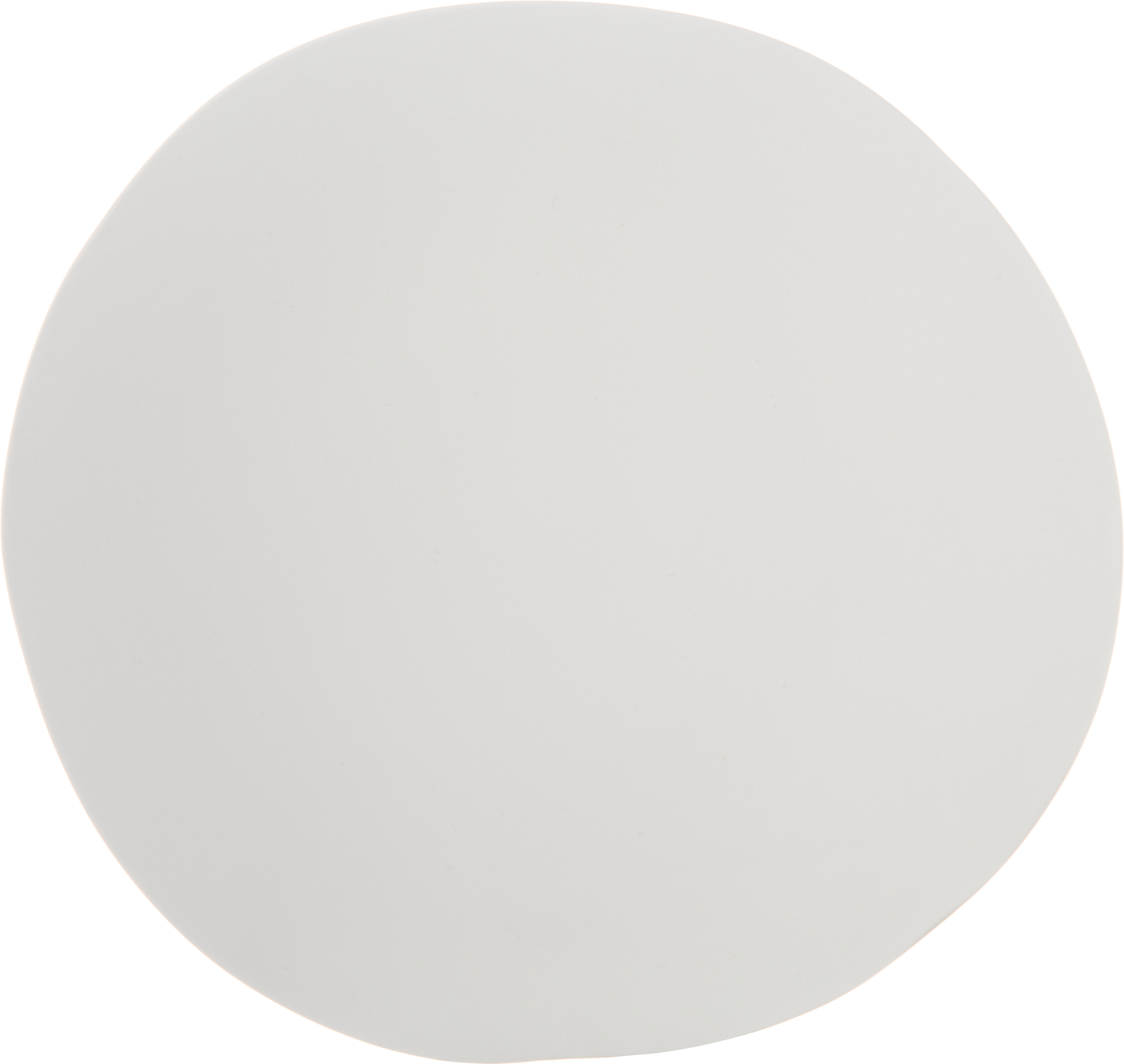 Carlisle Food Service Products Melamine Rimless Plate 9", Cement, 12 ...