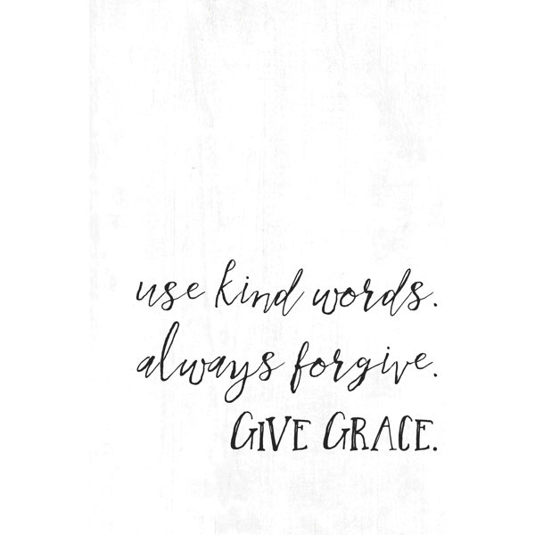 Trinx Use Kind Words - Wrapped Canvas Print | Wayfair