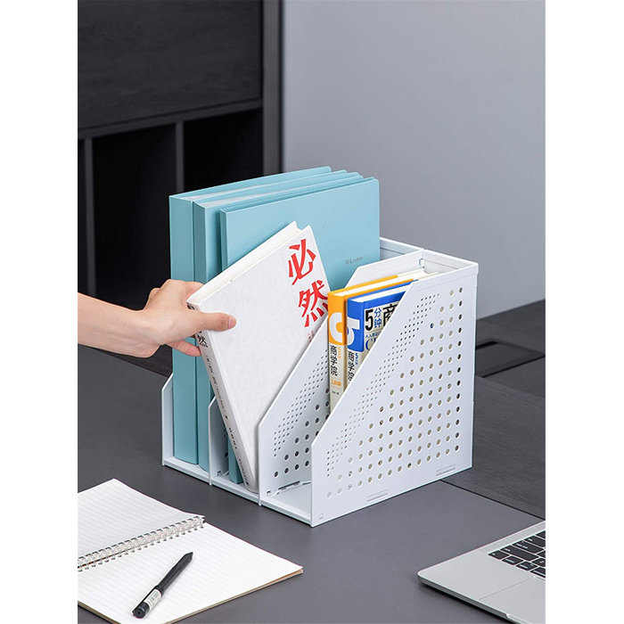 Inbox Zero Collapsible Magazine File Holder/Desk Organizer For Office ...