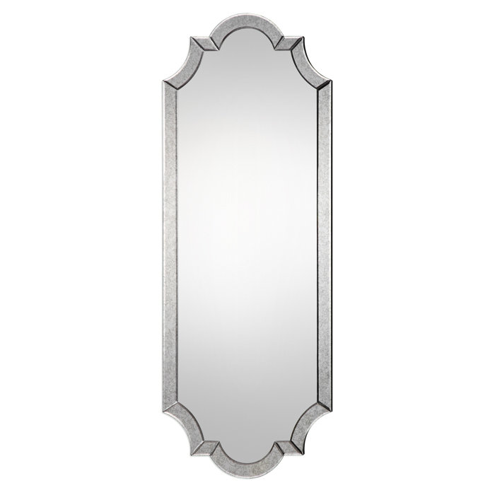 Mercer41 Asymmetrical Glass Wall Mirror | Wayfair