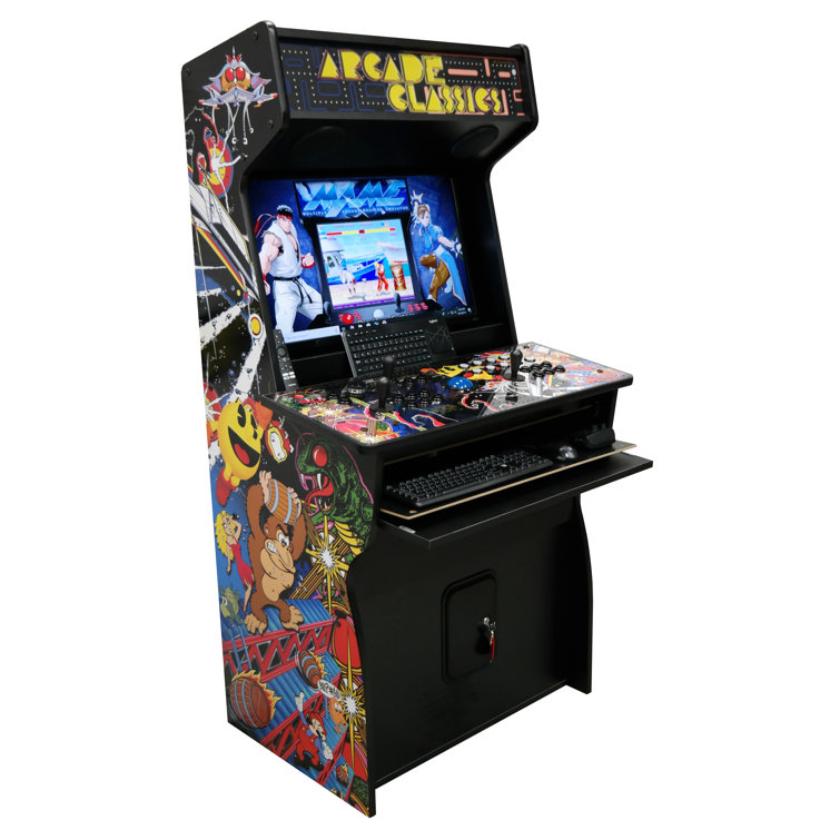 N2fun Mame/Hyperspin 8Tb Hyperspin / Mame Upright Arcade Game - Wayfair ...