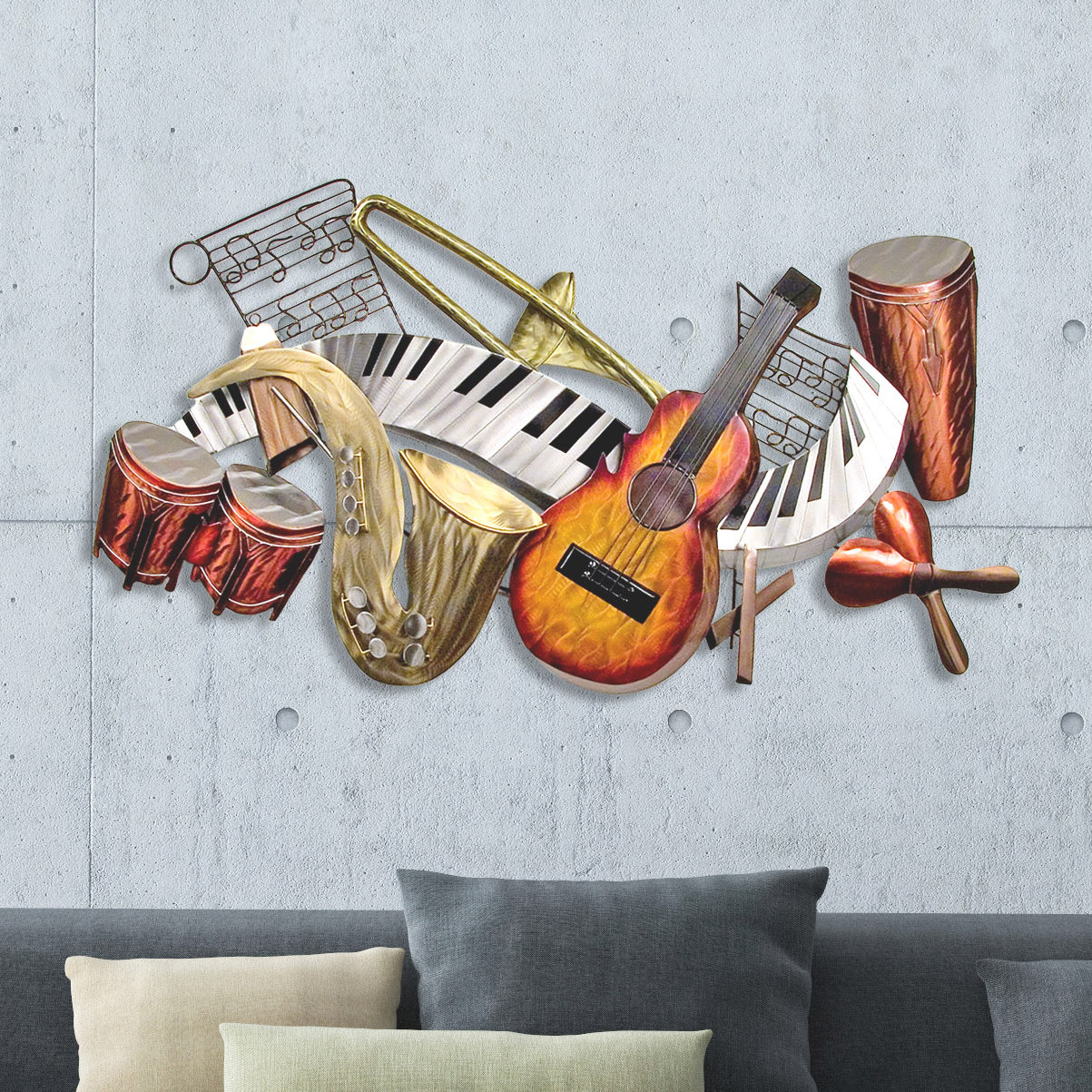 Red Barrel Studio® Salsa Bailar Metal Wall Décor - Wayfair Canada
