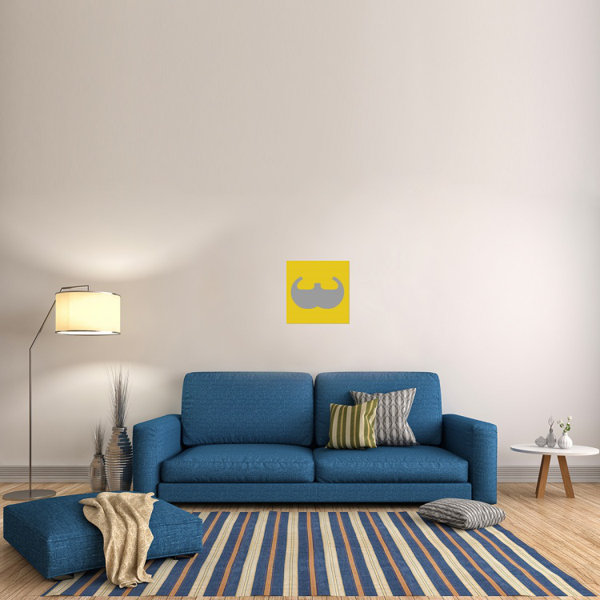 Naxart Letter W Gray - Print on Canvas | Wayfair