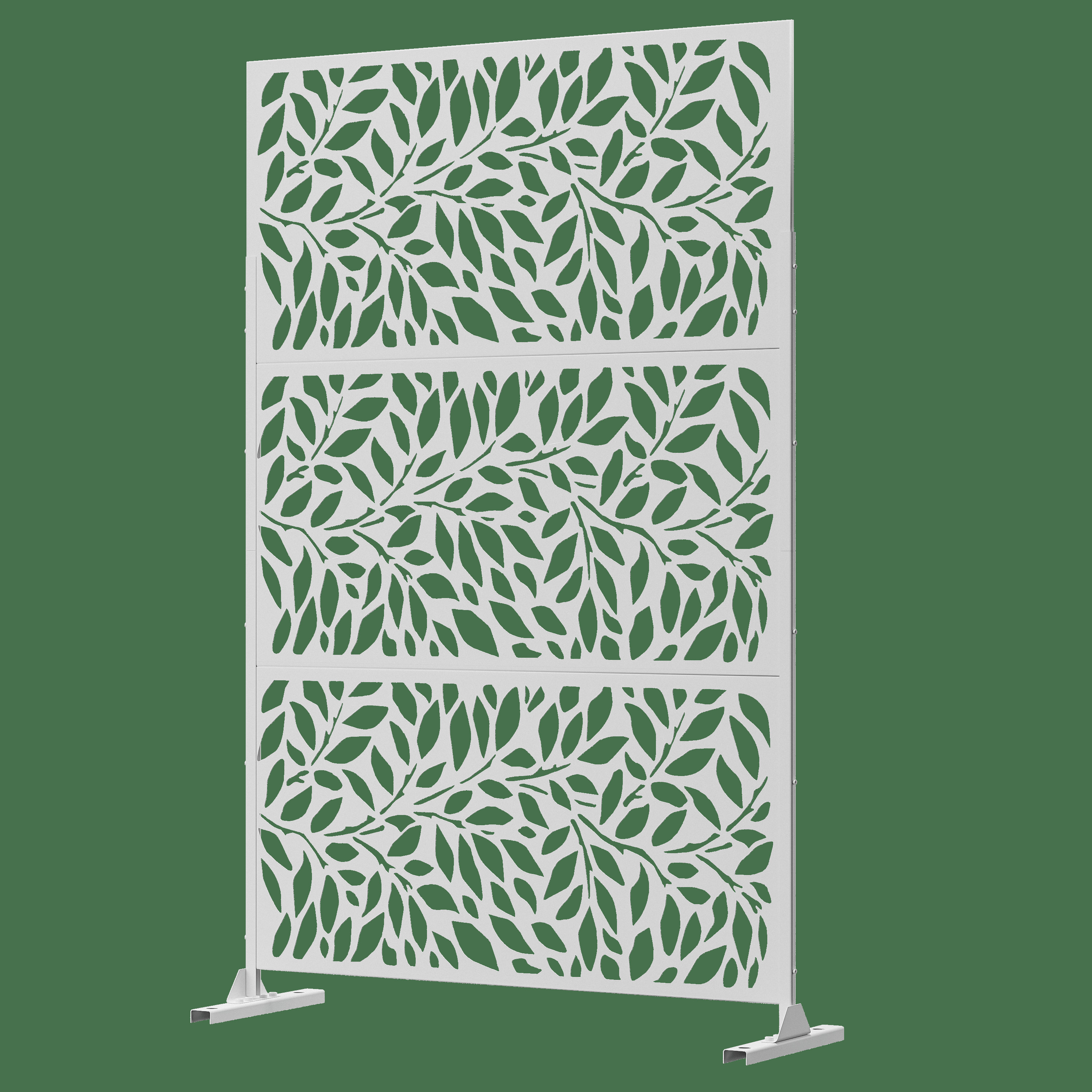 Fency 6.5 ft. H x 4 ft. W Privacy Screen Metal Fence Panel | Wayfair