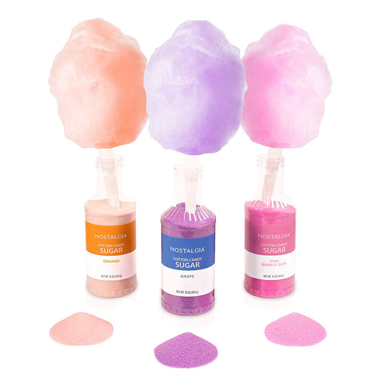 Nostalgia Electrics Nostalgia Cotton Candy Flossing Sugar - Grape, Pink ...