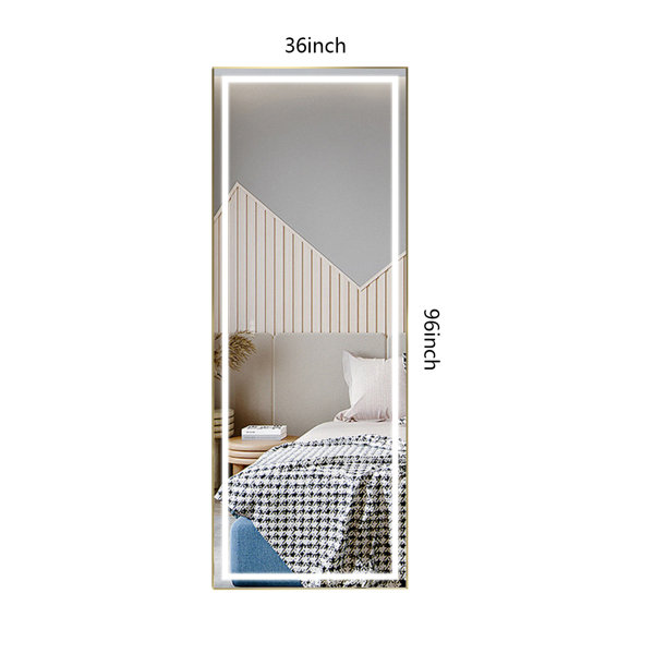 WESTINUS Rectangle LED Metal Wall Mirror | Wayfair