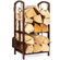 Winston Porter Abhik 17'' W Metal Log Rack & Reviews | Wayfair