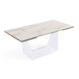Orren Ellis Uleena Extendable Trestle Dining Table | Wayfair
